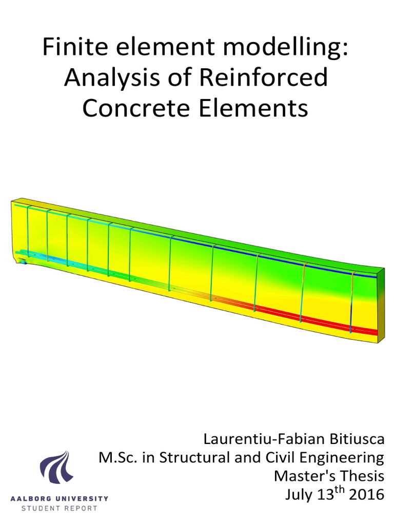 Master Thesis Final PDF | PDF | Deformation (Engineering) | Bending
