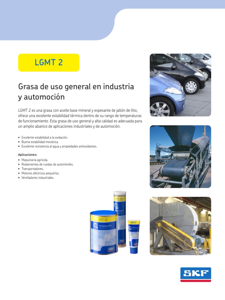 12018es - LGMT2 Ficha Tecnica | PDF | Lubricante | Agua