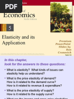 Chapter 5 Elasticity and Its Application | PDF | Elasticity (Economics) | Demand