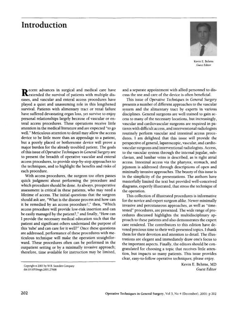 Operative Techniques in General Surgery: Kevin E. Behrns | Download ...