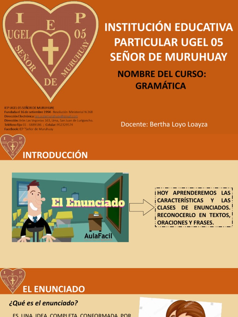 Gramatica PPT 1° | PDF