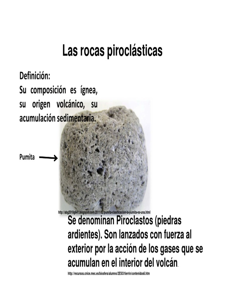 Presentacion - Geologia - Rocas Piroclásticas | PDF | Volcán | Tipos de ...