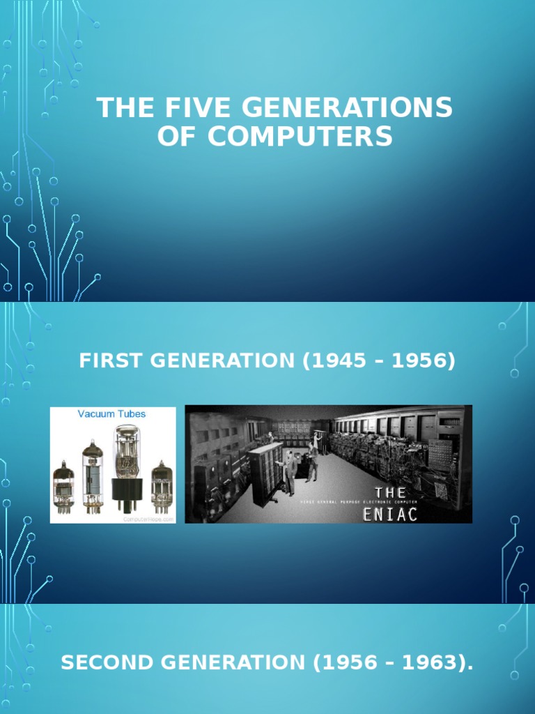 The Five Generations of Computers | PDF