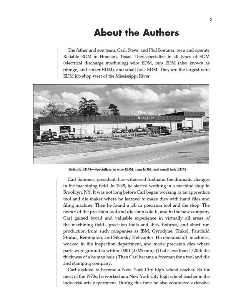 ENGINEERING DESIGN MANUAL EDM Technical Specifications & Analysis