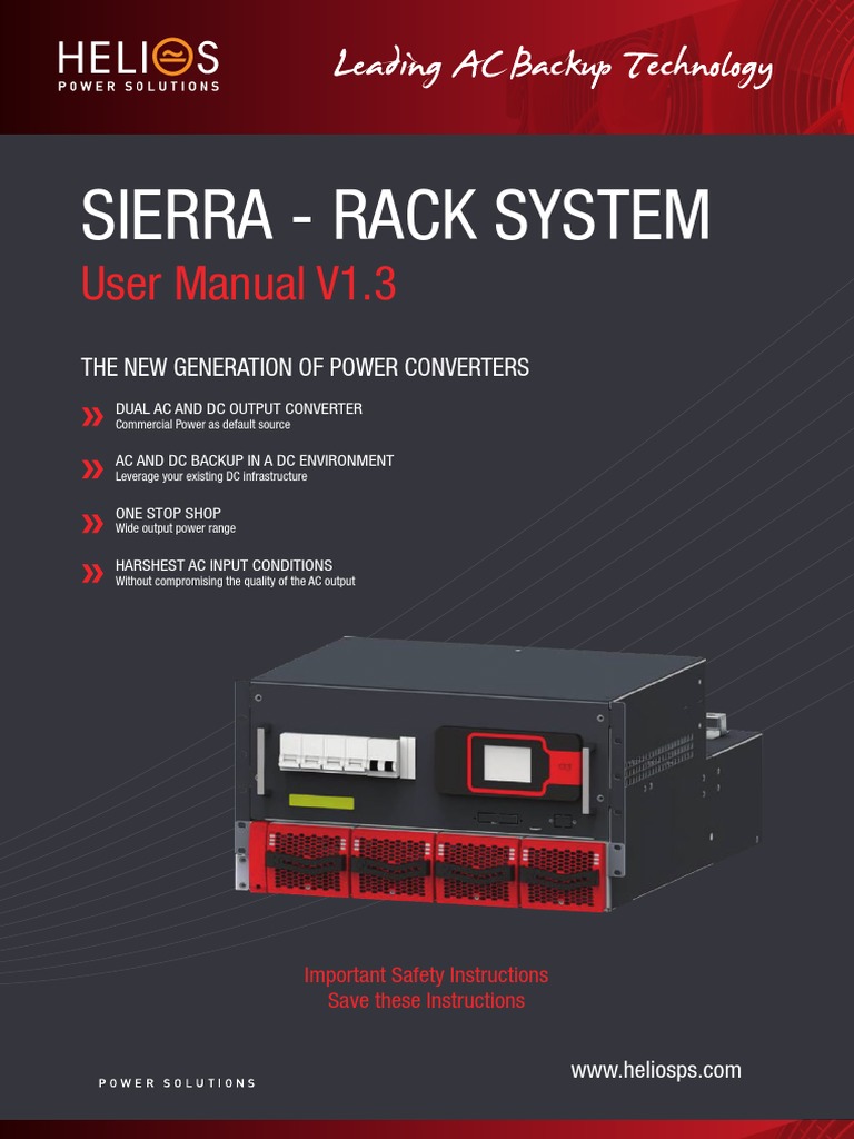 Power Routing User Manual Sierra Rack System 48Vdc - 230vac EN v1.4 ...