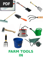 Farm Tools and Equipments | PDF | Plough | Soil