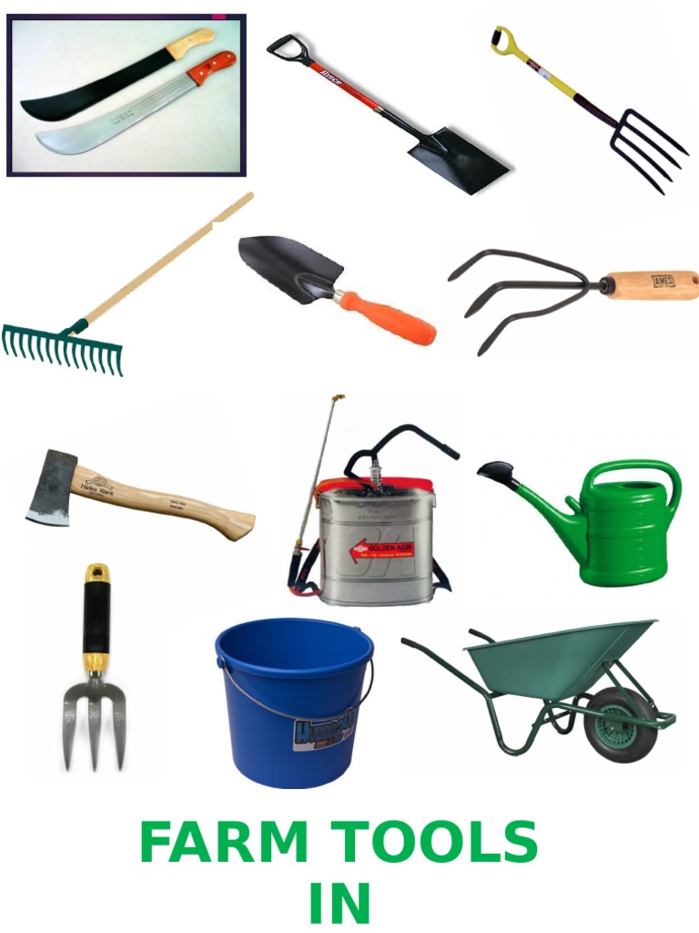 Farming Tools Lesson 1 | PDF | Plough | Tillage