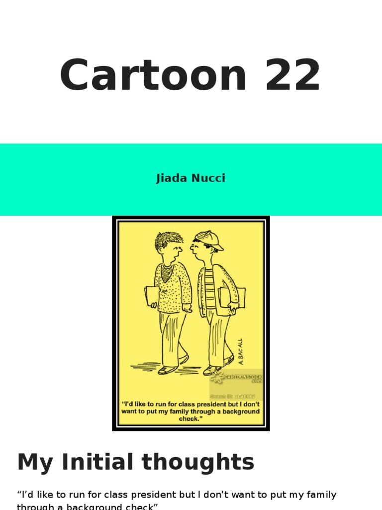 Cartoon 22 | PDF
