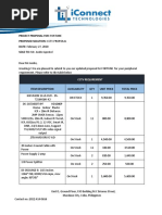 Sample Quotation For CCTV Installation | PDF