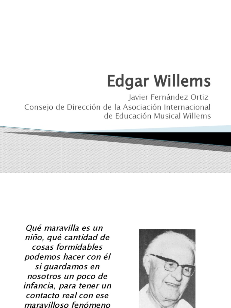 Edgar Willems | PDF | Ritmo | Acorde (Música)
