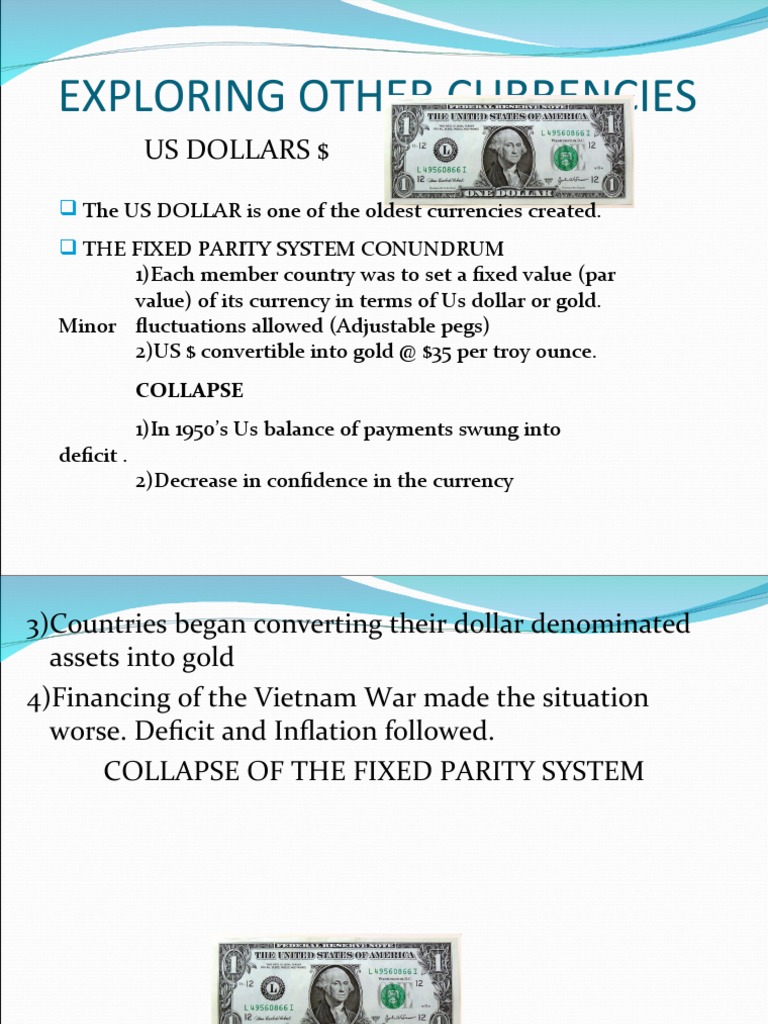 Exploring Other Currencies: Us Dollars $ | PDF | Travel