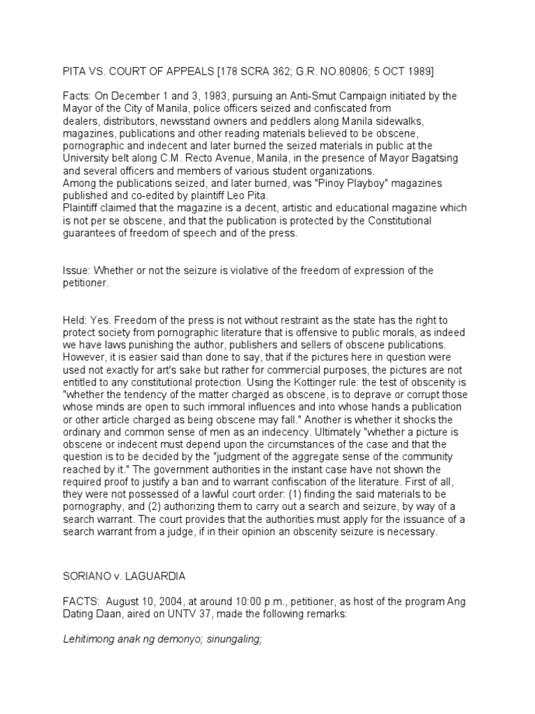 Obscenity. Students Free Speech. Assembly | PDF | Obscenity | Freedom ...