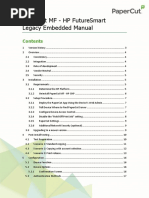 PaperCut MF-HP FutureSmart-Embedded Manual | PDF
