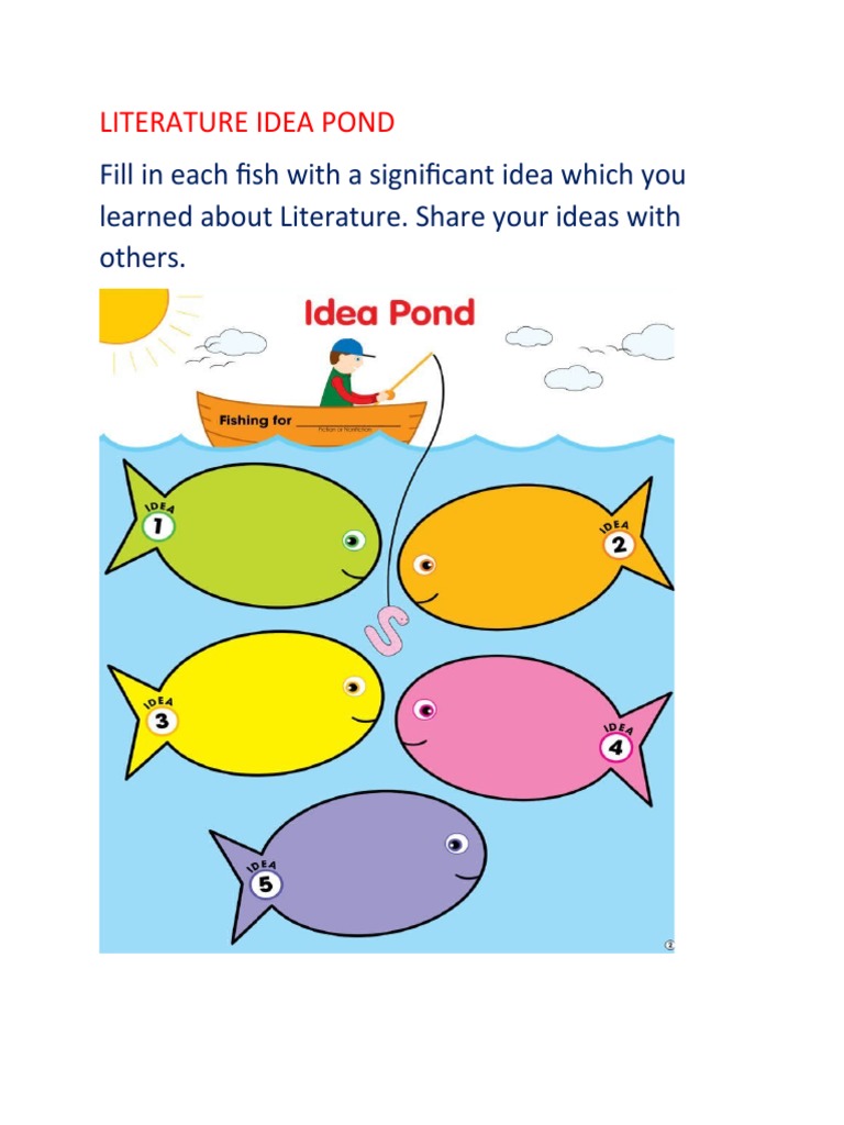 16a. LITERATURE IDEA POND | PDF