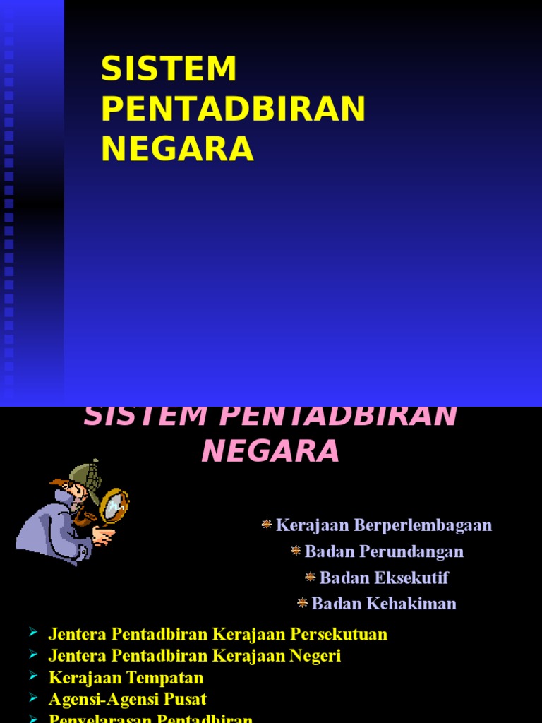 Sistem Pentadbiran Negara Pdf