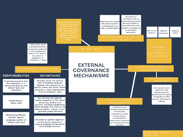Mind Map Board Risk and Control | PDF | Financial Audit | Corporate ...