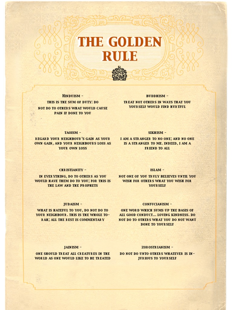 The Golden Rule | PDF