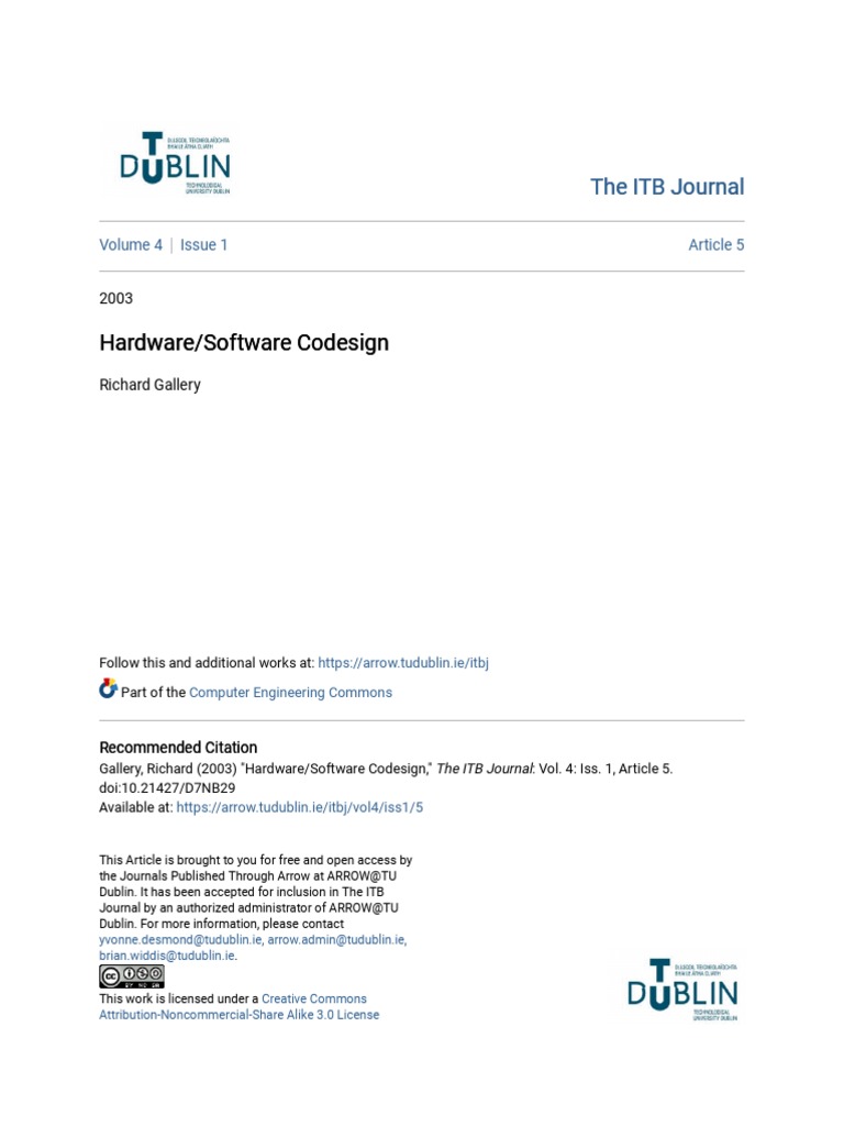 Hardware - Software Codesign PDF | PDF | Vhdl | Field Programmable Gate Array