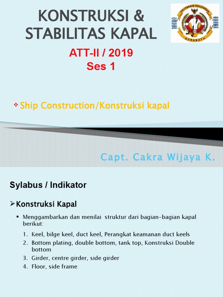 Konstruksi & Stab Att Ii Ses I Pert 2 | PDF