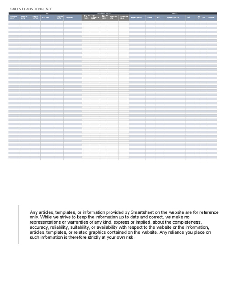 Sales Leads Pdf Computers