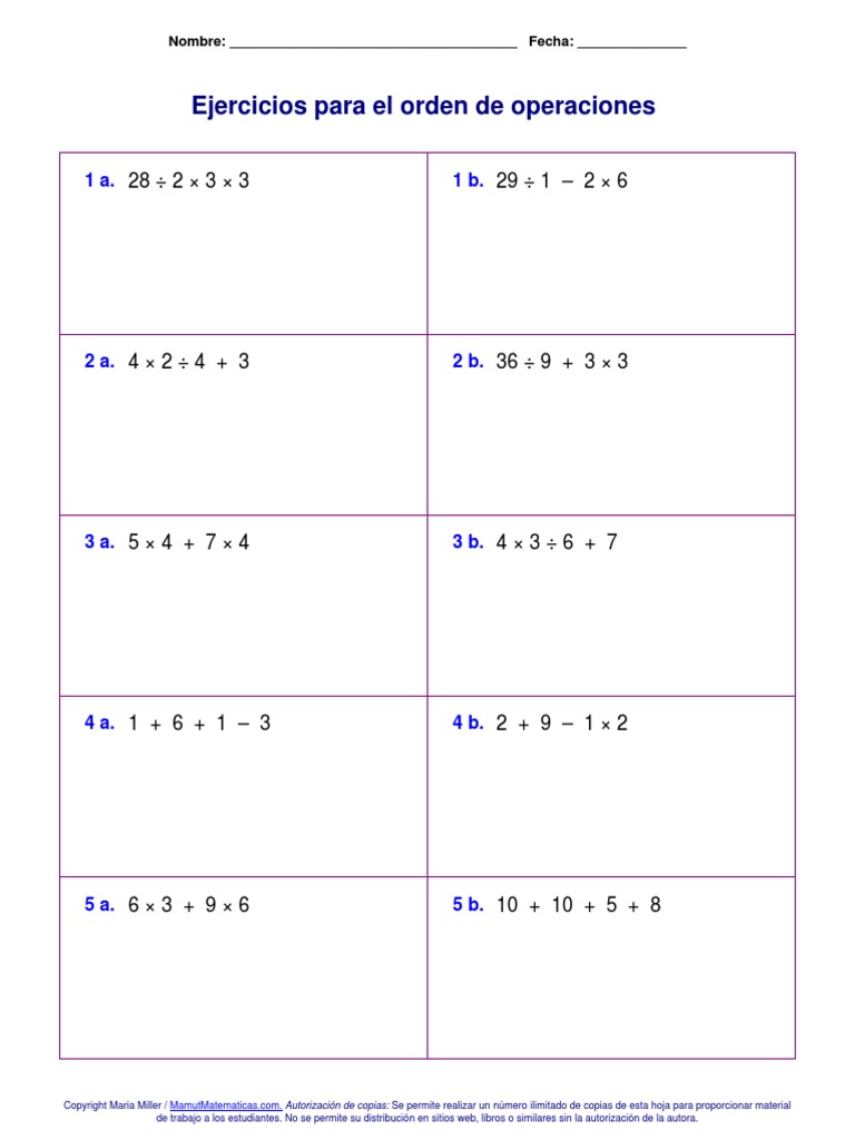 Orden De Actividades De Operaciones Manual By Nani Issuu
