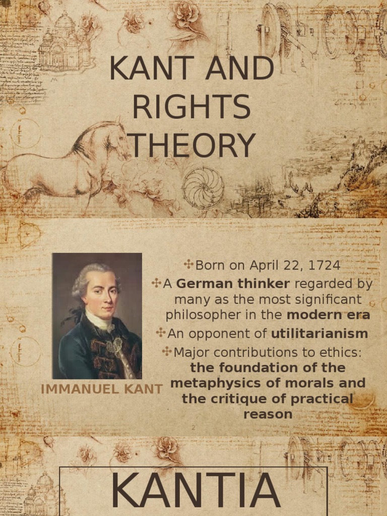 Kant and Rights Theory | PDF | Immanuel Kant | Rights