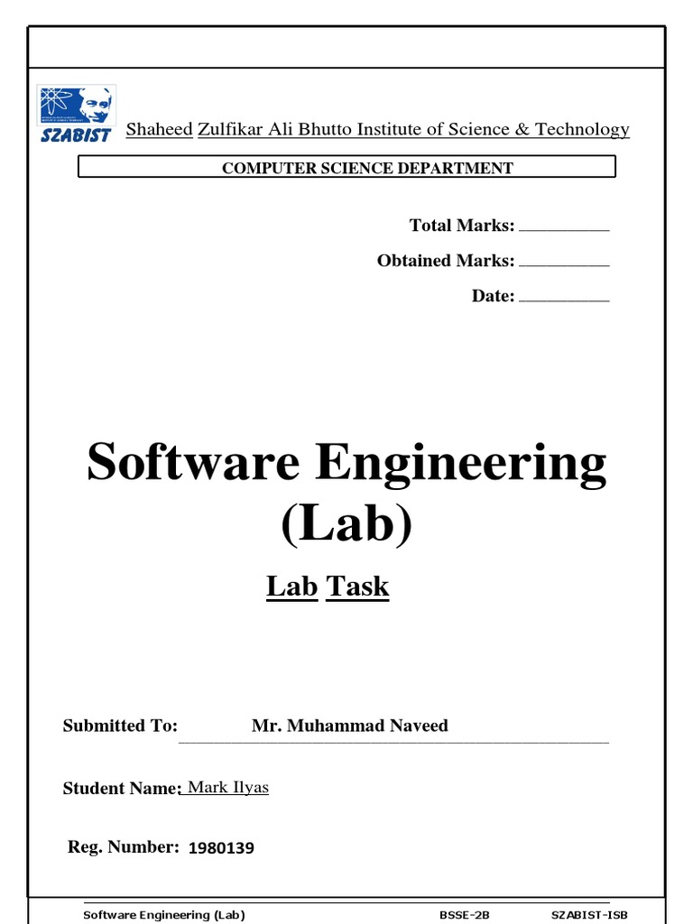Software Engineering (Lab) | PDF