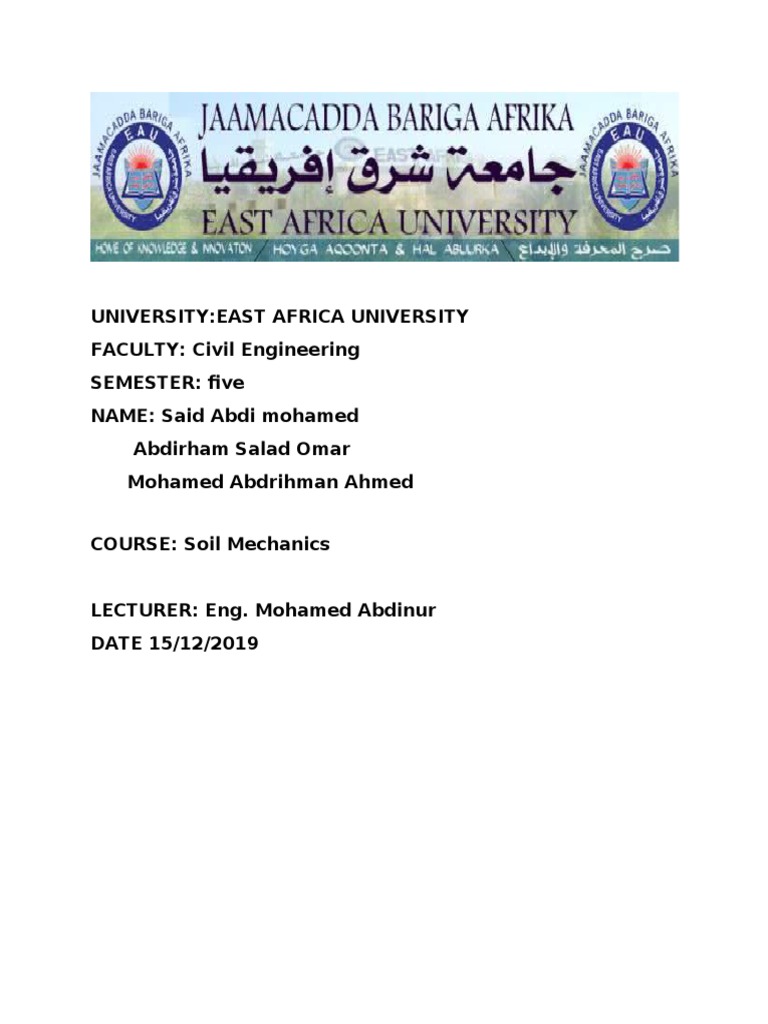 Loogada Soil Machanics (2 | PDF