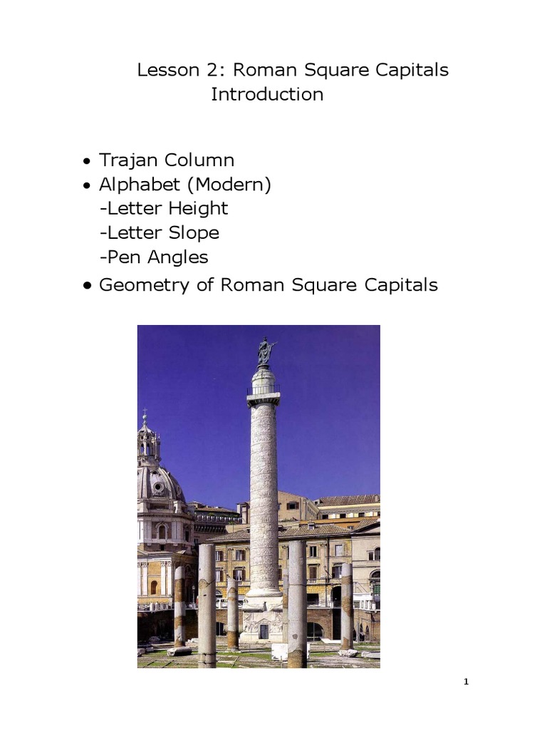 Roman Square Capitals | PDF