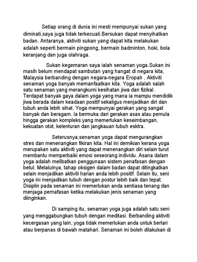 Sukan Kegemaran Rumah Hijau | PDF | Kesehatan Holistik | Gaya Hidup
