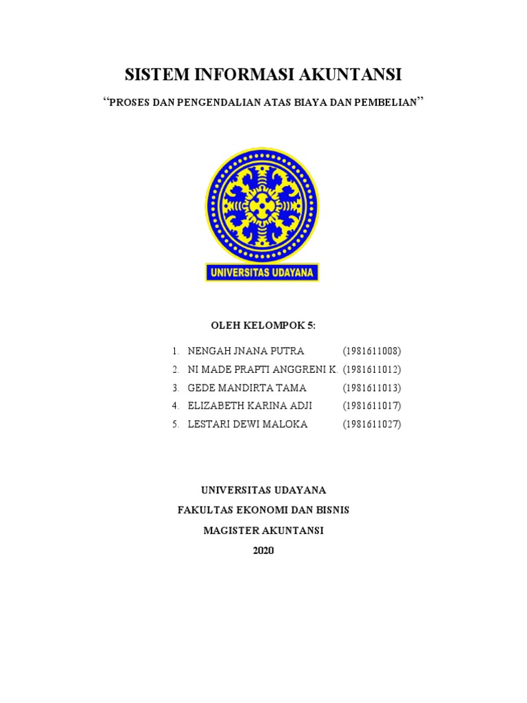 Sap 11 - RMK Kelompok 5 | PDF