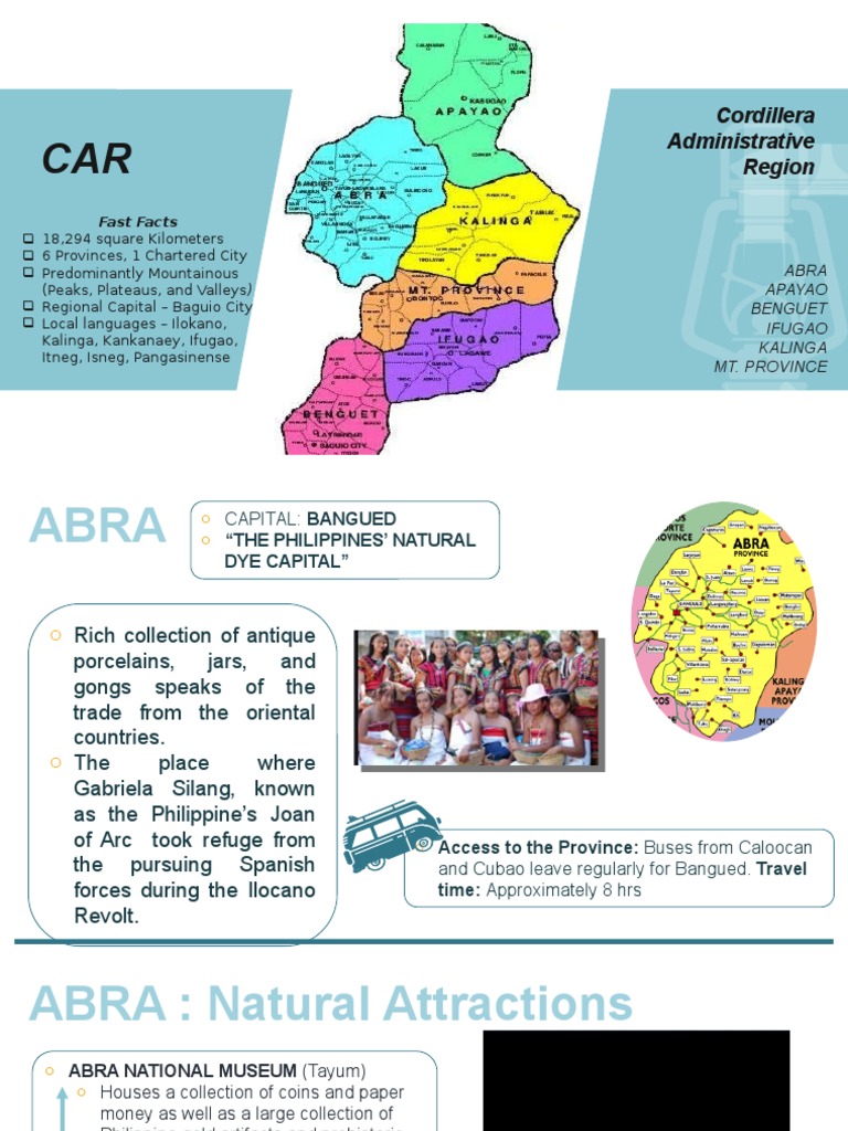 A Geographic and Cultural Profile of the Cordillera Administrative ...