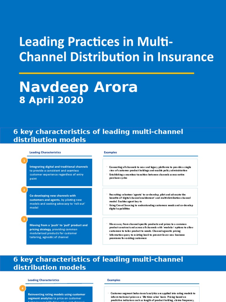Multi-Channel Distribution Insights | PDF | Business | Technology ...
