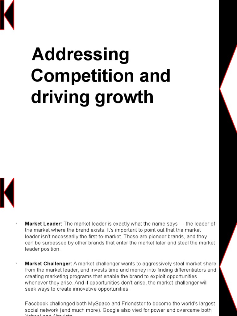 Addressing Competition & Growth | PDF | Marketing Strategy | Competition