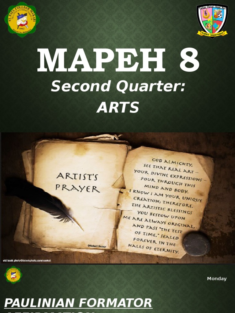 Mapeh 8: Second Quarter: Arts | PDF | Weaving | Textile Arts