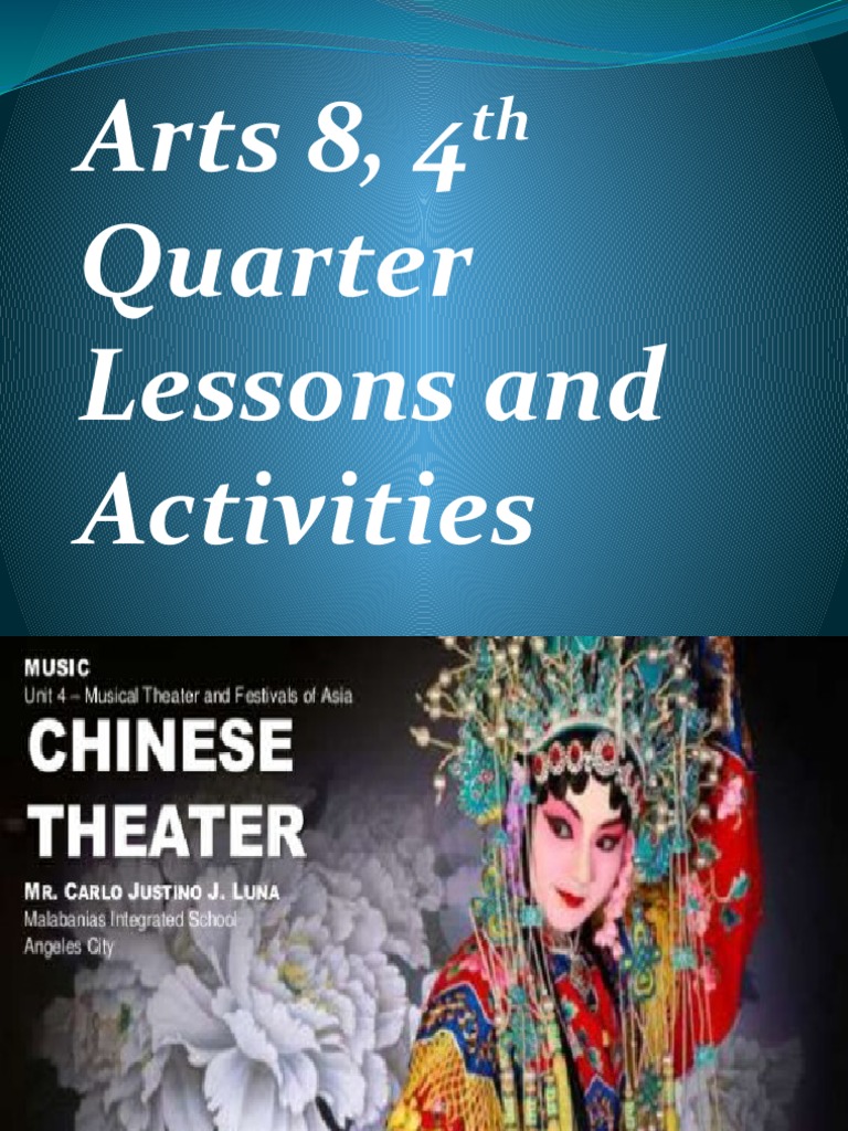Arts 8: Chinese Mask & Wayang Kulit Activities | PDF | Art | Lifestyle
