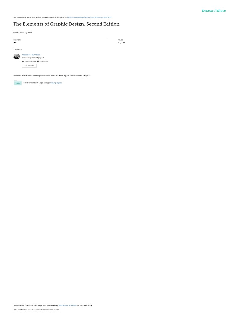 The Elements of Graphic Design, Second Edition: Alexander W. White ...