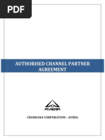 Channel Partner Agreement: Schedule 1 | PDF | Partnership | Indemnity