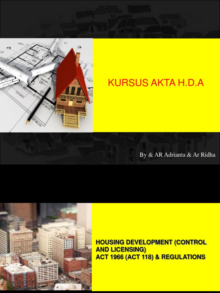 HDA Act 2013 | PDF | License | Architect