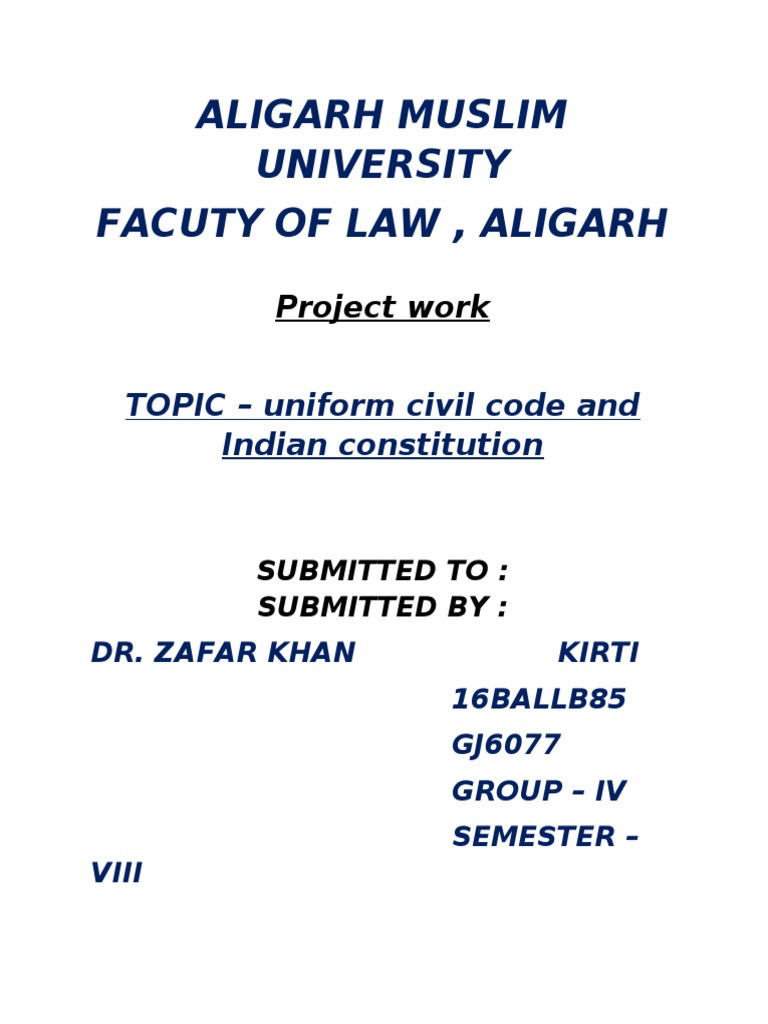 Meaning of Uniform Civil Code | Download Free PDF | Social Institutions ...