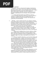 Burns Anxiety Inventory | PDF