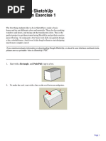 Basic Sketchup Tools and Functions | PDF | Camera | Rectangle