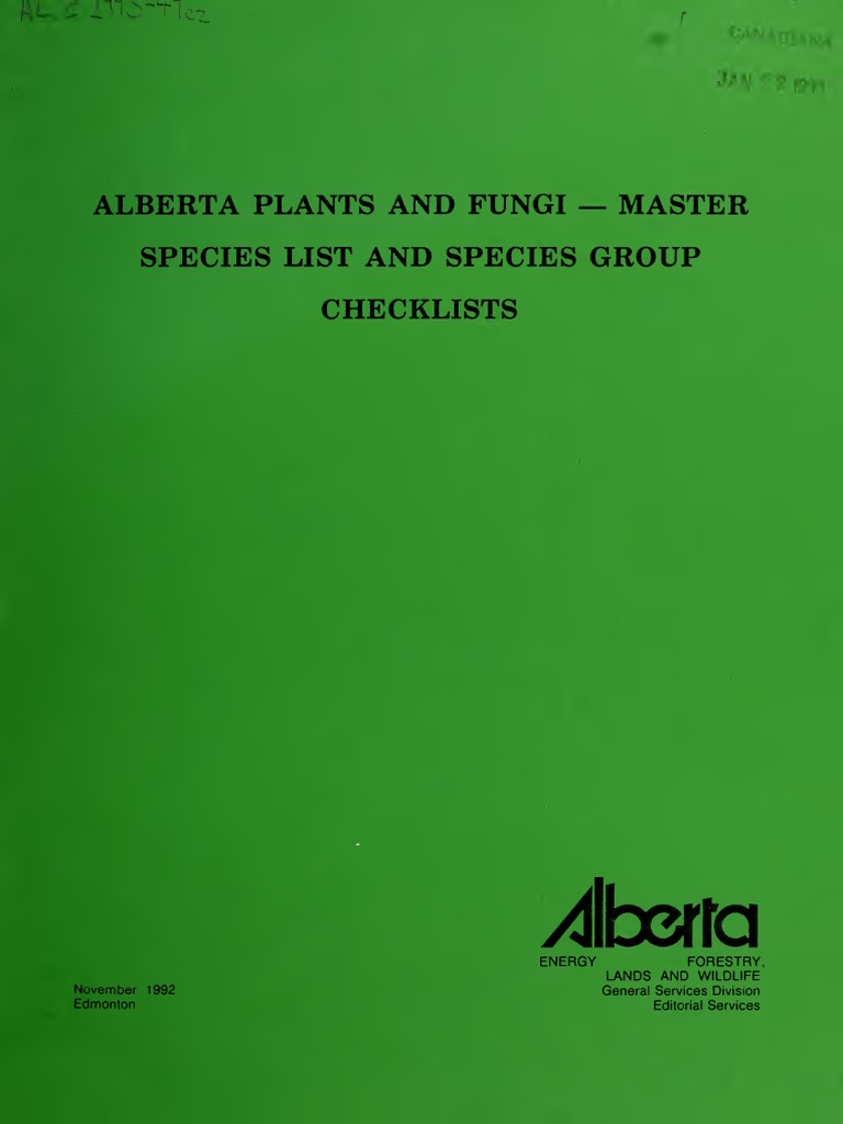 Alberta Plants & Fungi - Book PDF | PDF | Alberta | Plants