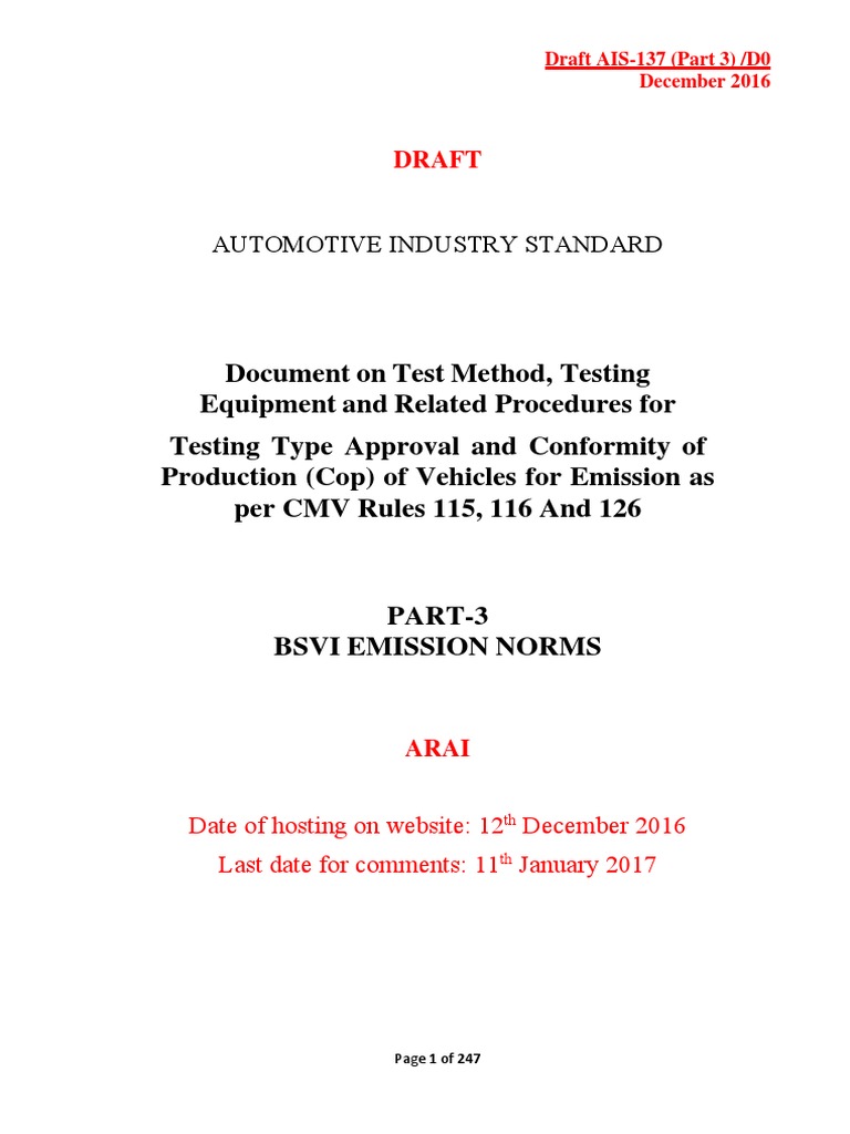 1212201672826PMDraft AIS-137 Part 3 D0 P | Download Free PDF | Exhaust ...