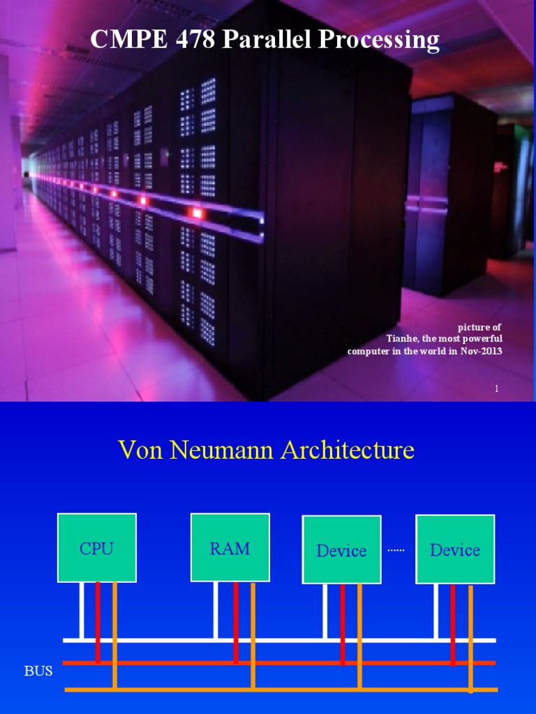 Cmpe 478 Parallel Processing Pdf Parallel Computing Multi Core Processor