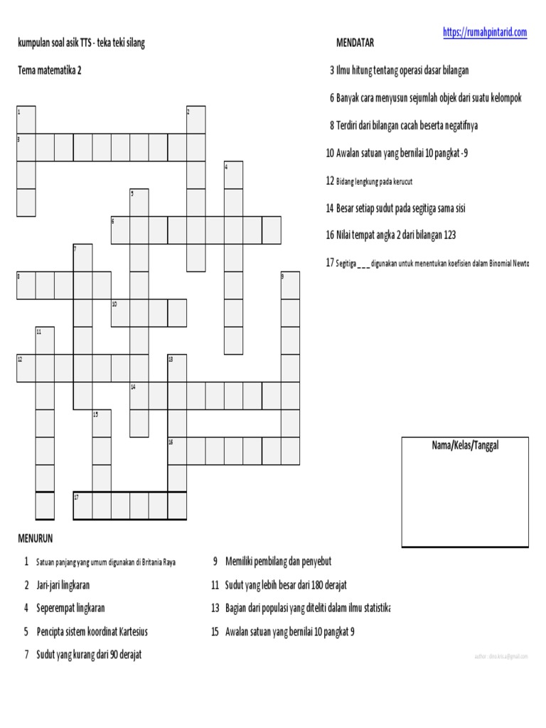Tts Matematika | PDF