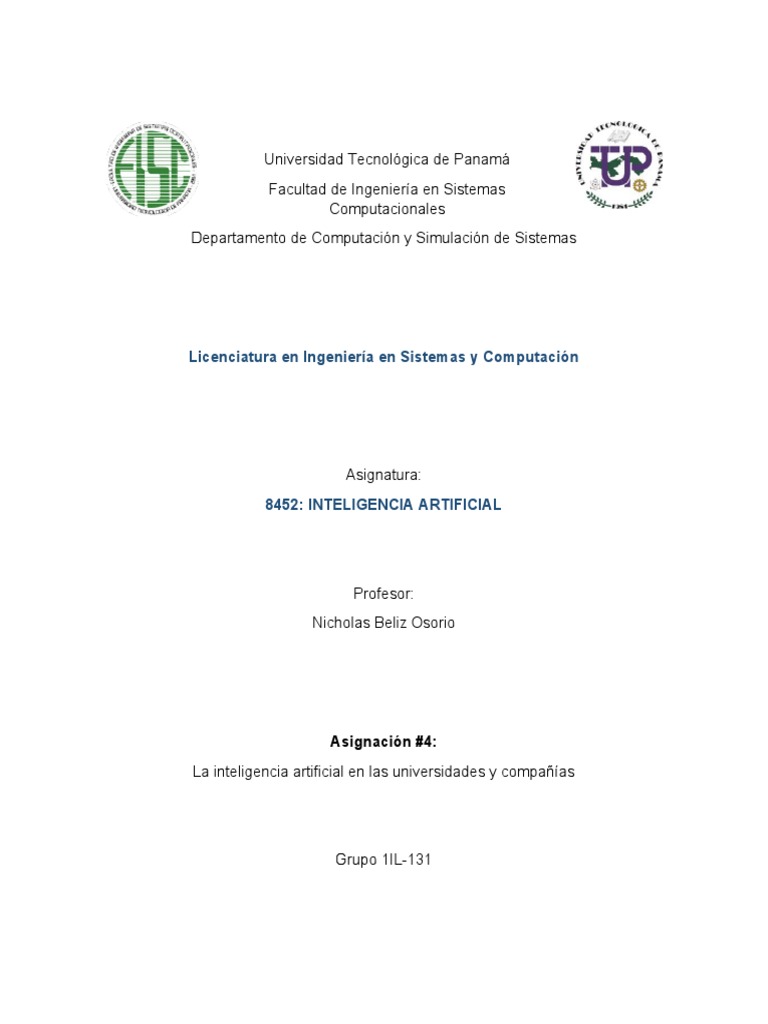 Inteligencia Artificial en Universidades y Empresas | PDF ...