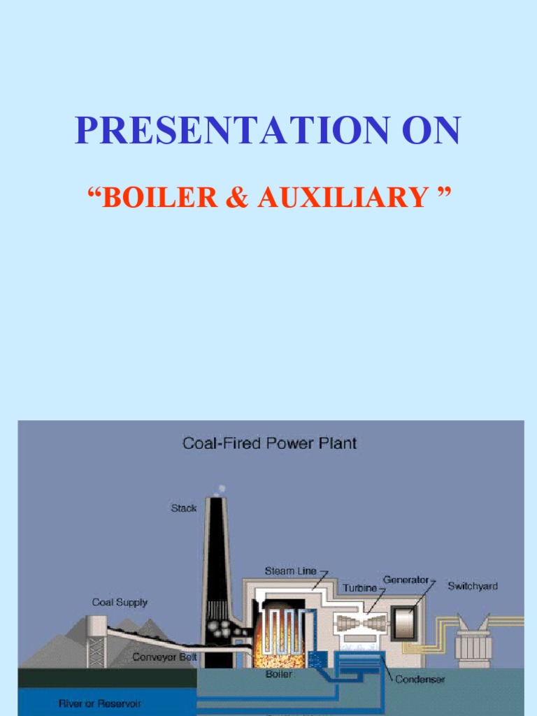 Presentation On: "Boiler & Auxiliary " | PDF | Boiler | Furnace