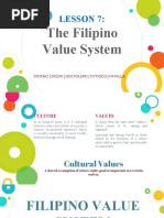 Filipino Value System | PDF | Value (Ethics) | Psychological Concepts