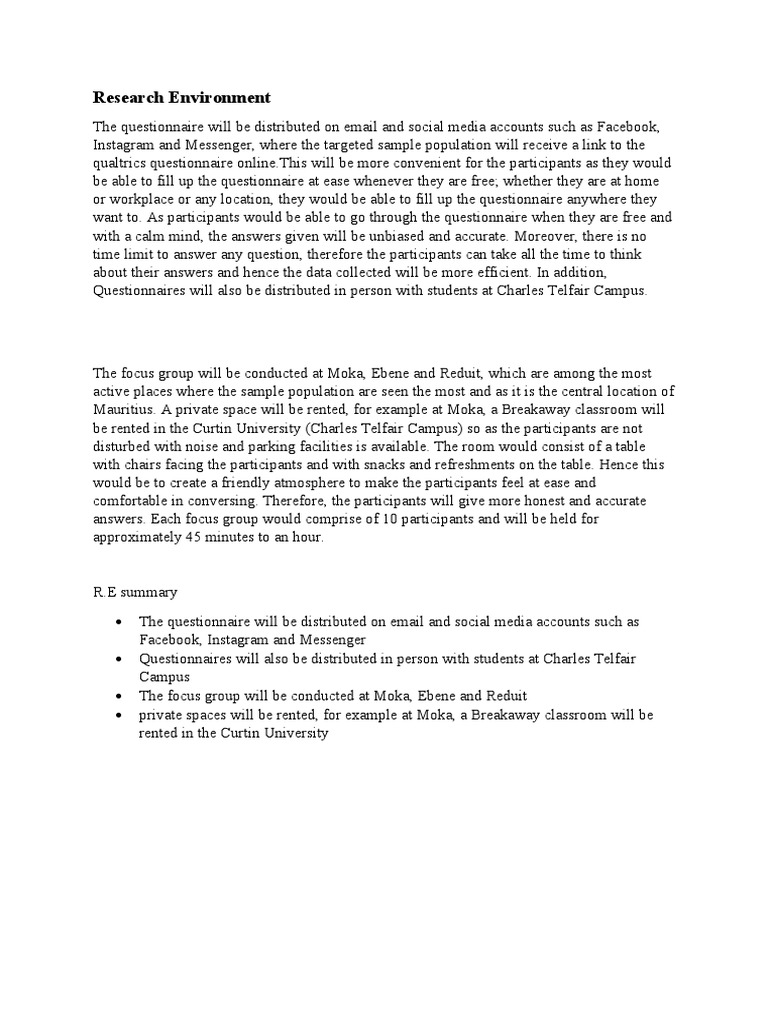 Research Environment | PDF